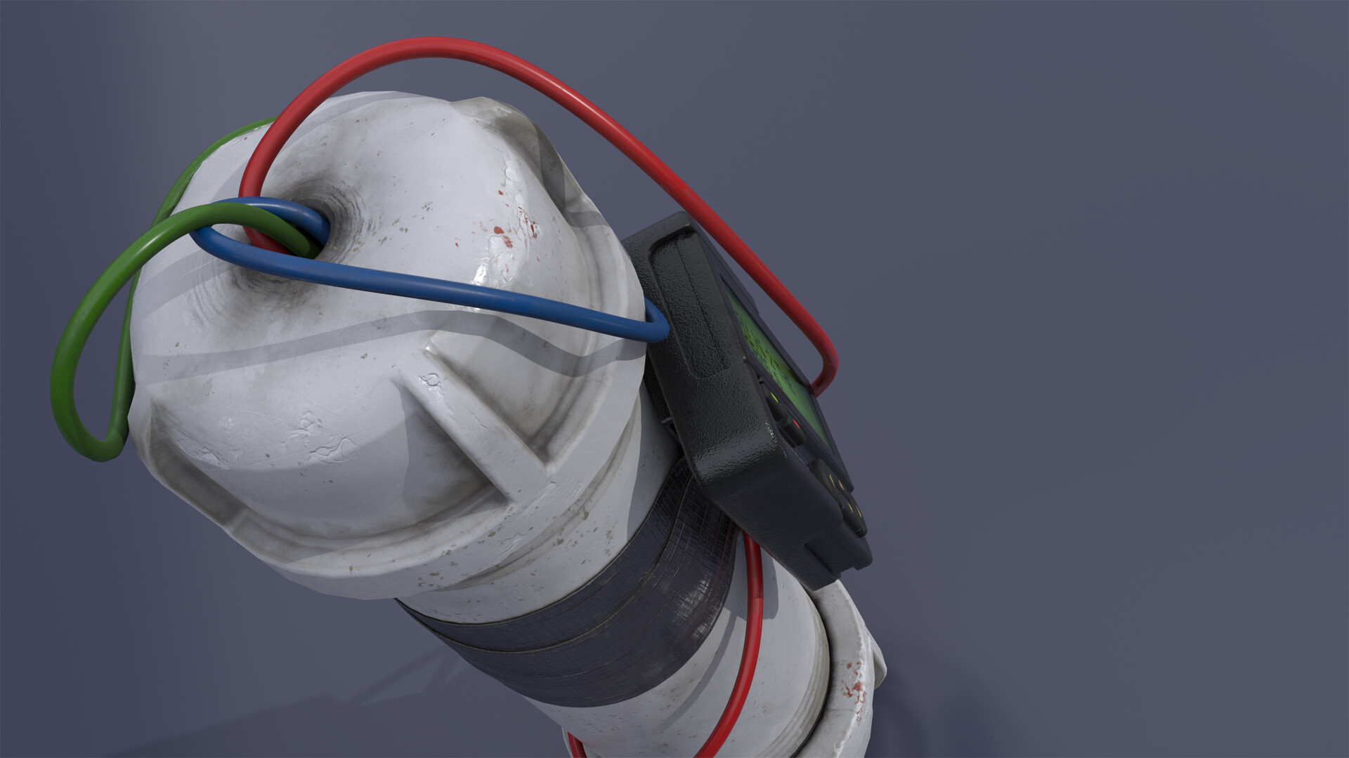 Adria Wysotski - Retro Pager Detonated Explosive 3D Model