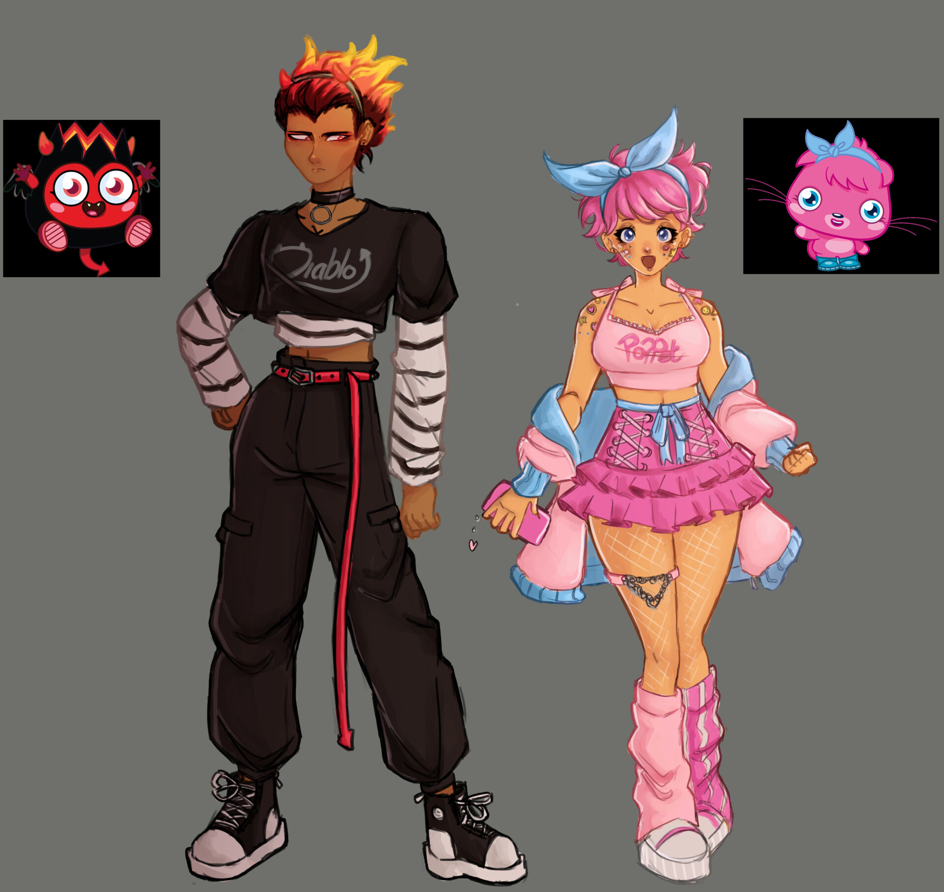 ArtStation - Moshi Monsters human designs