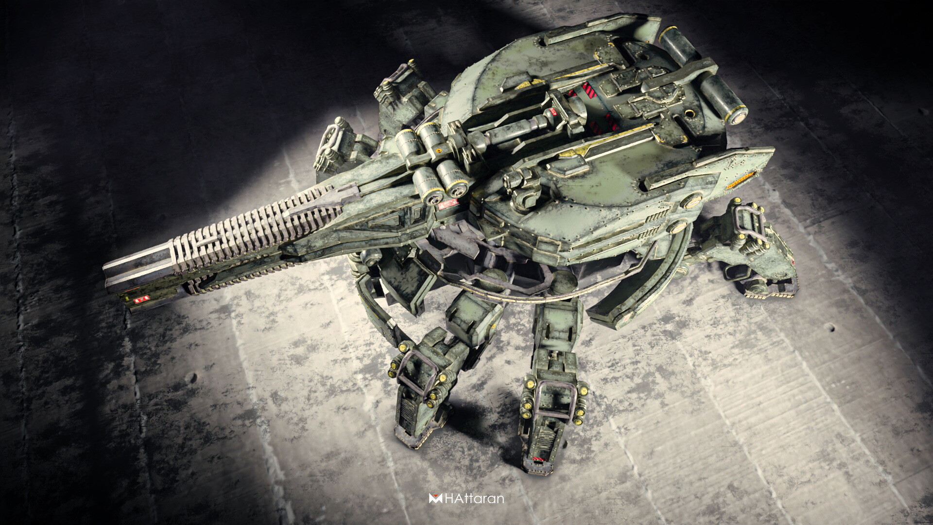 ArtStation - The walking Tank