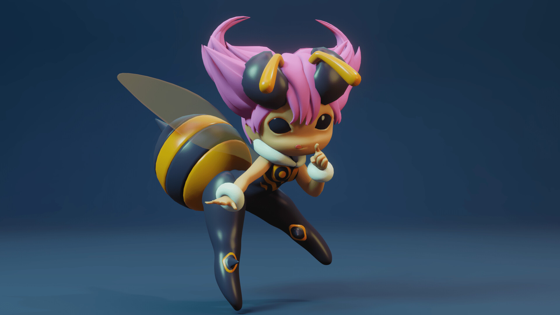 ArtStation - Character Creation. Q-Bee Chibi