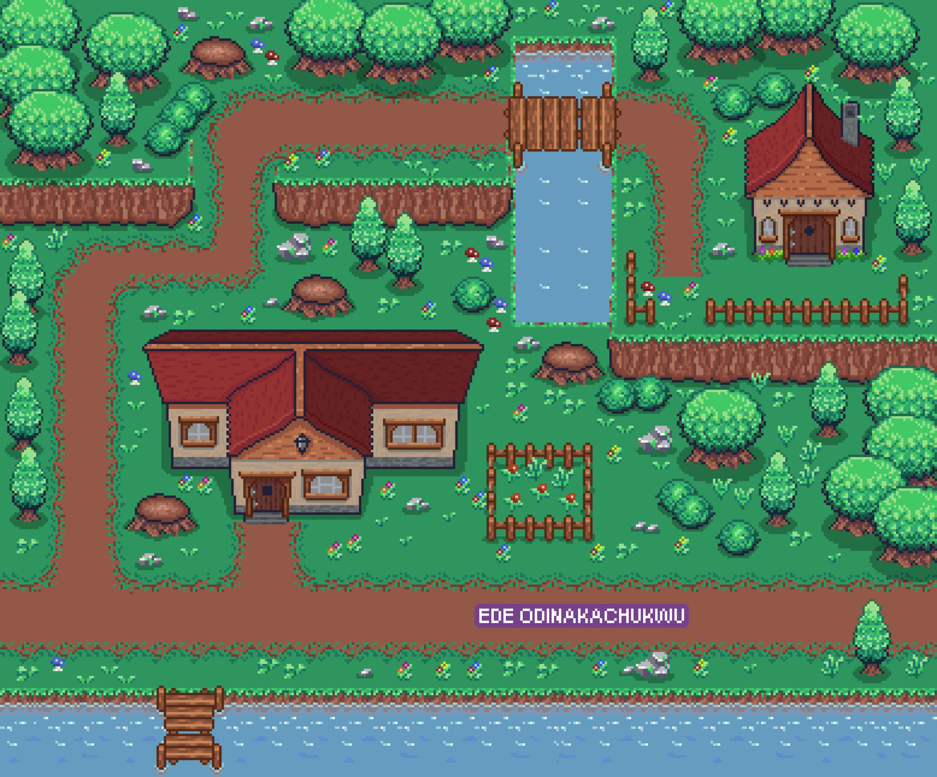 ArtStation - Top down RPG Pokémon Mockup