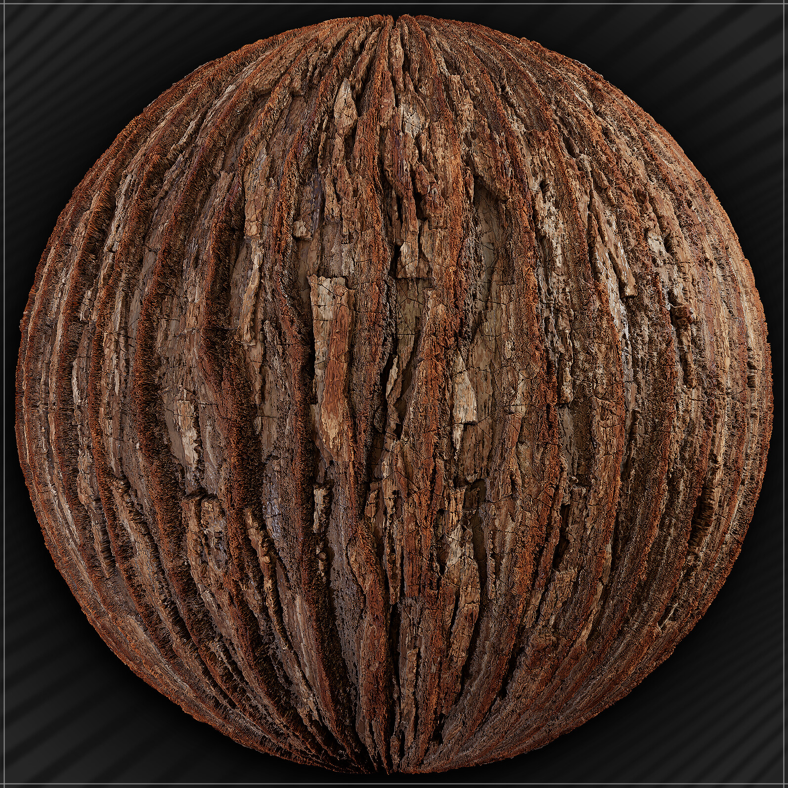 mehdi shahraki - 3 Tree Bark Material -VOL 05 (sbs file + 4k PBR Textures)