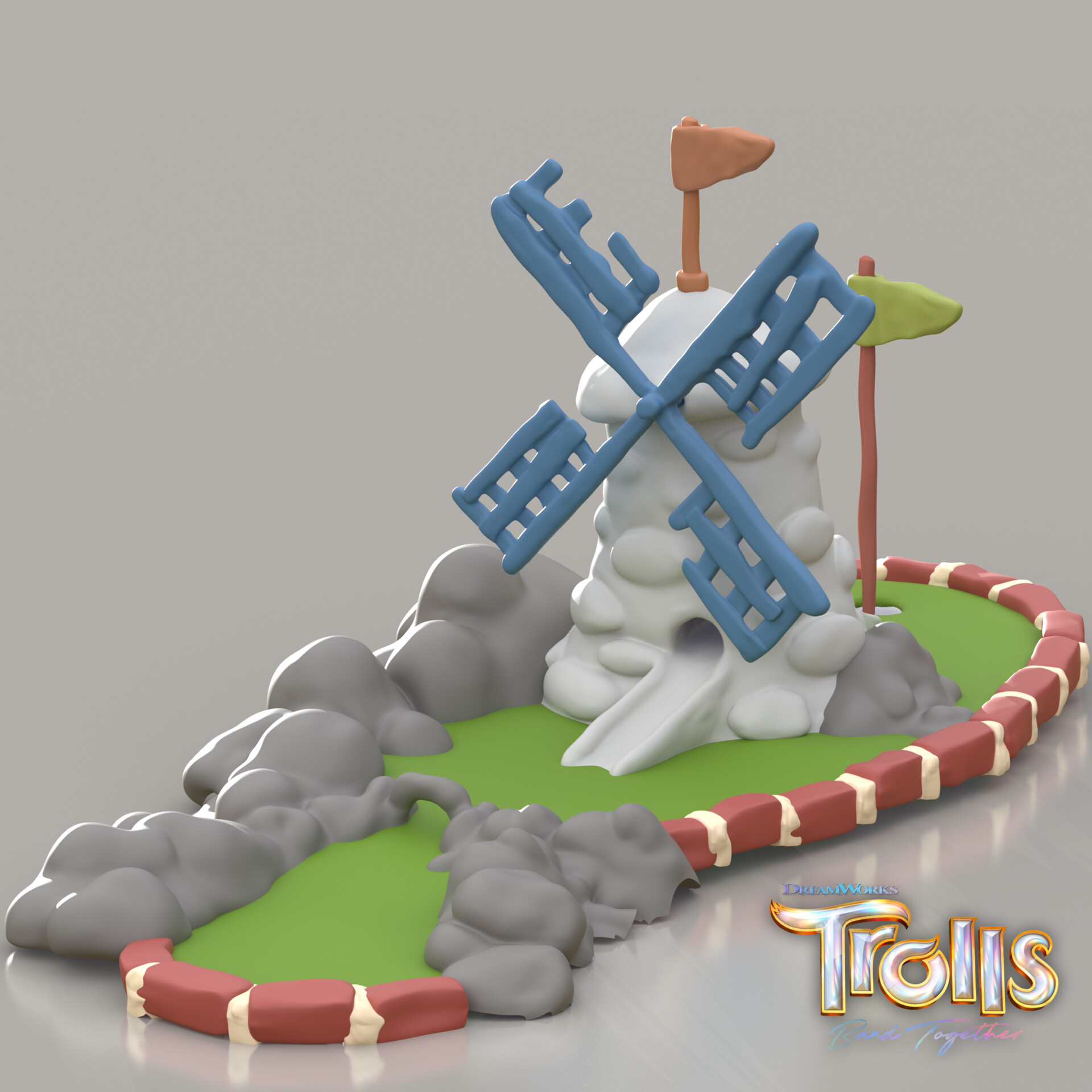 Orlando Velasquez - Trolls Band Together: Mini Golf Props