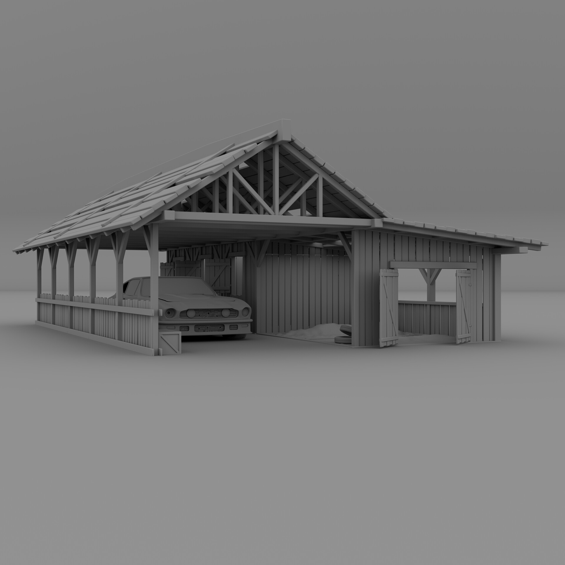 ArtStation - Car Garage