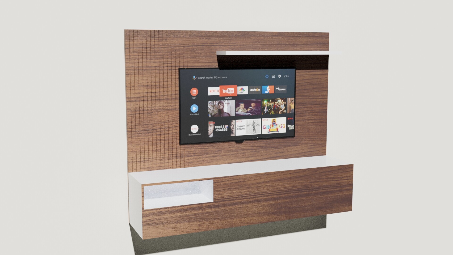 ArtStation - TV Cabinet 3D Model