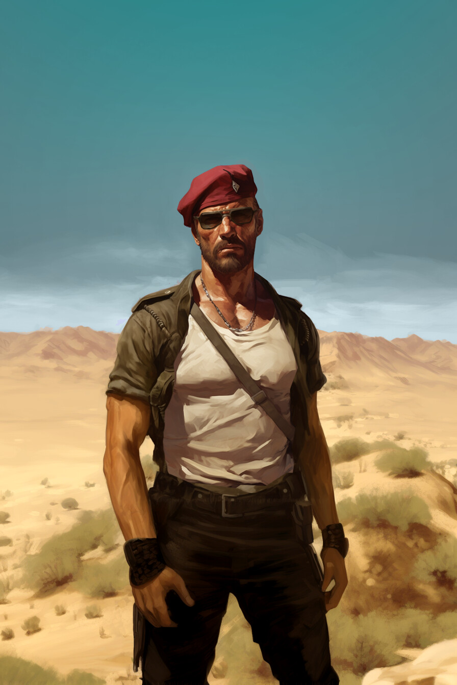 ArtStation - Boone (New Vegas fan art)