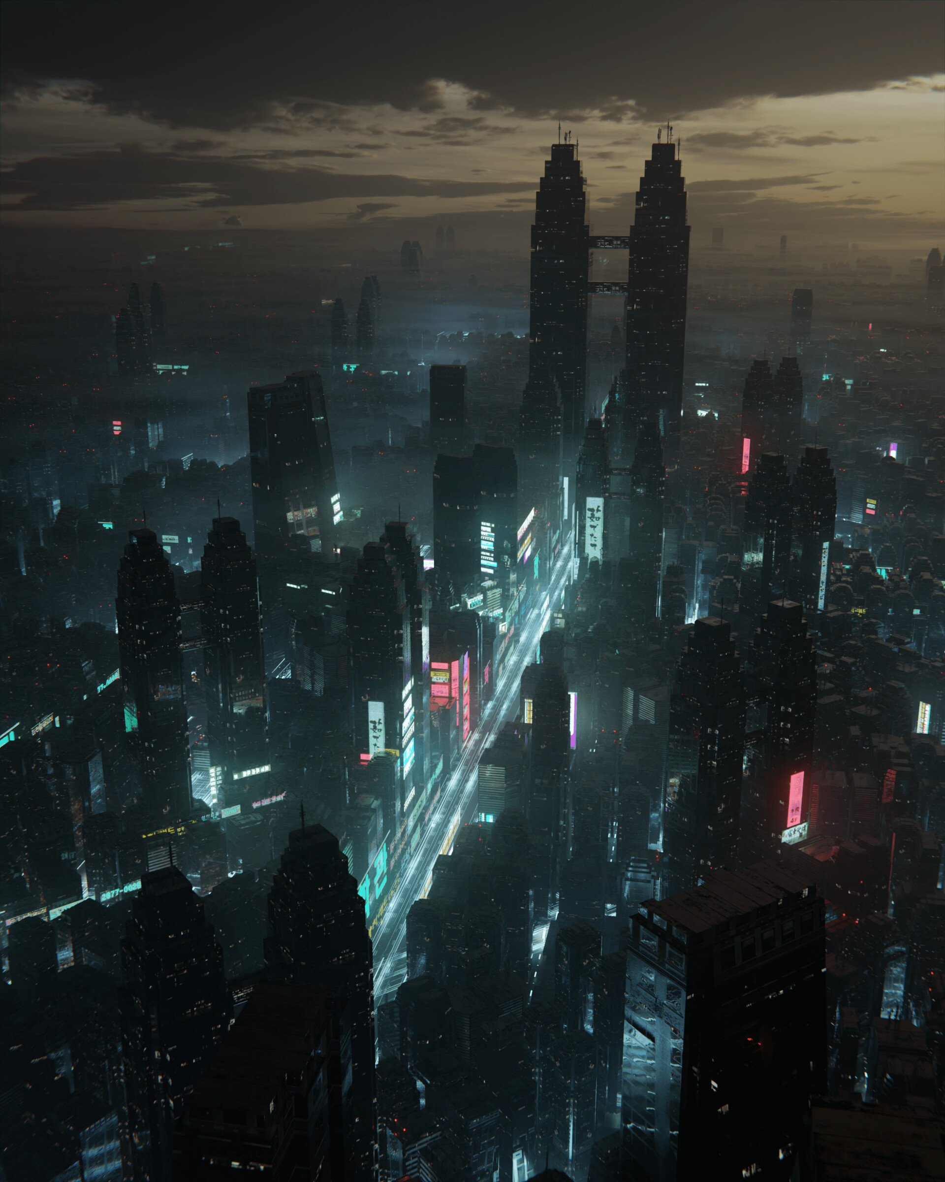 ArtStation - Cyberpunk City