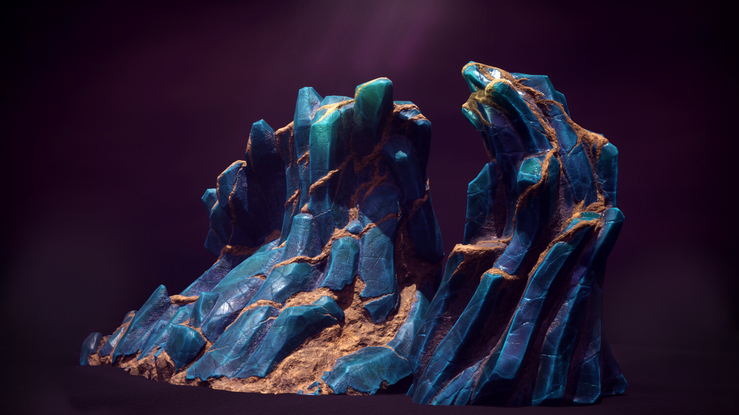 ArtStation - Ocean Crystal Rocks