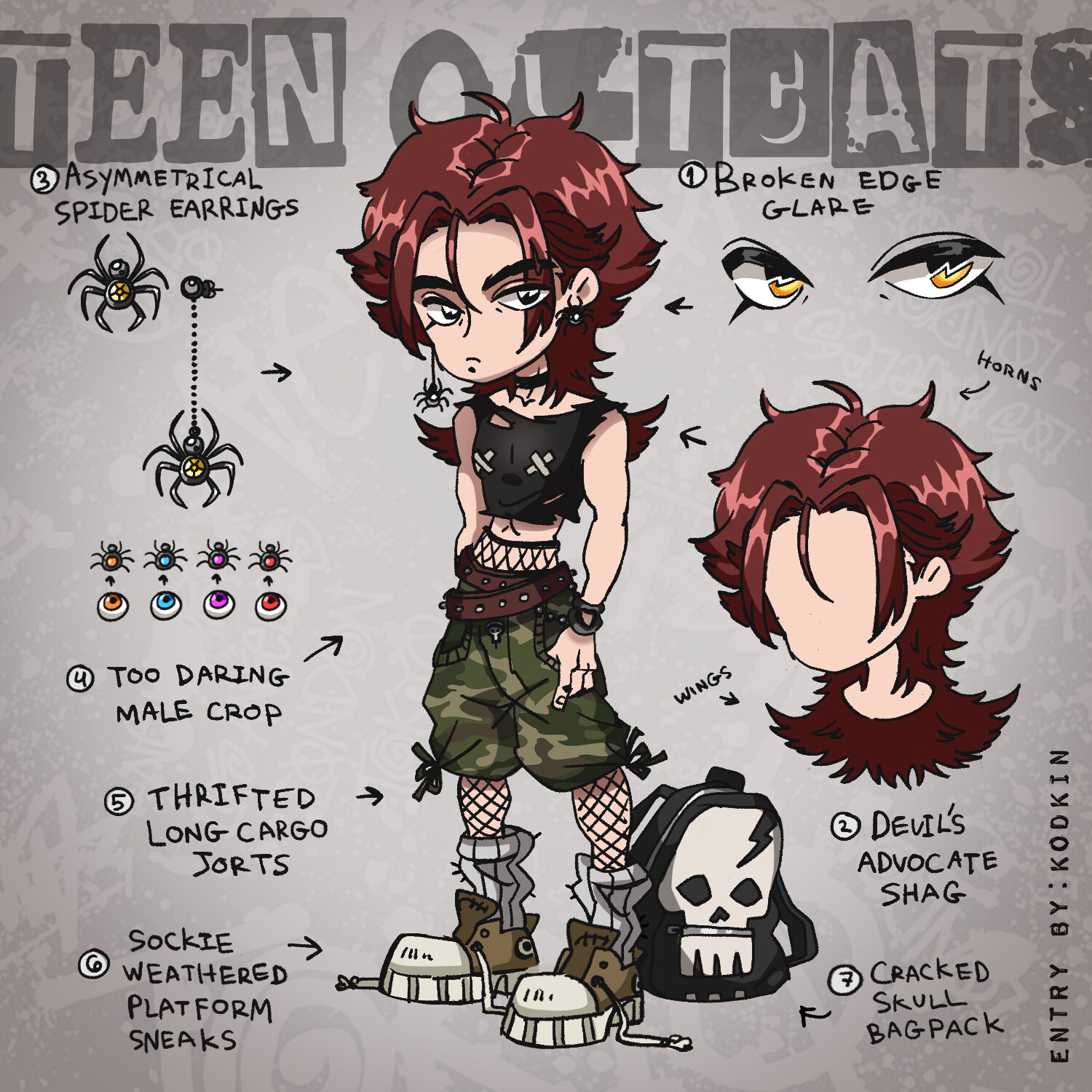 ArtStation - Teen Outcast Boy