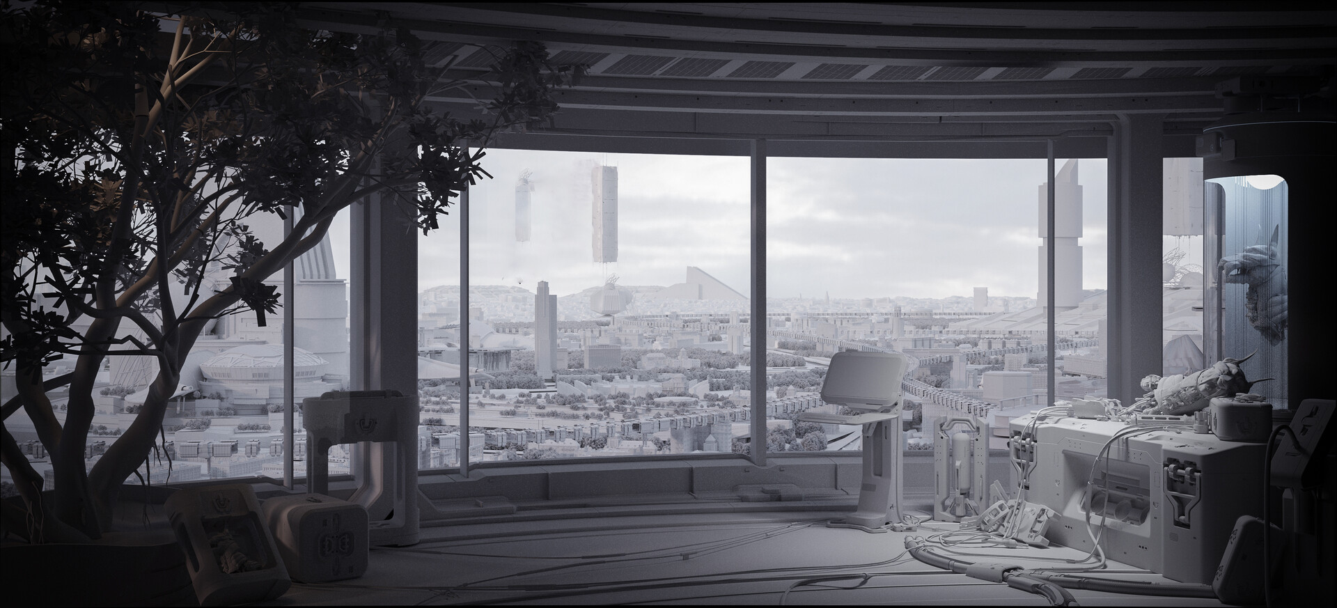 Arsenii Kolesnikov - Dusk || Sci-fi Environment Concept Art