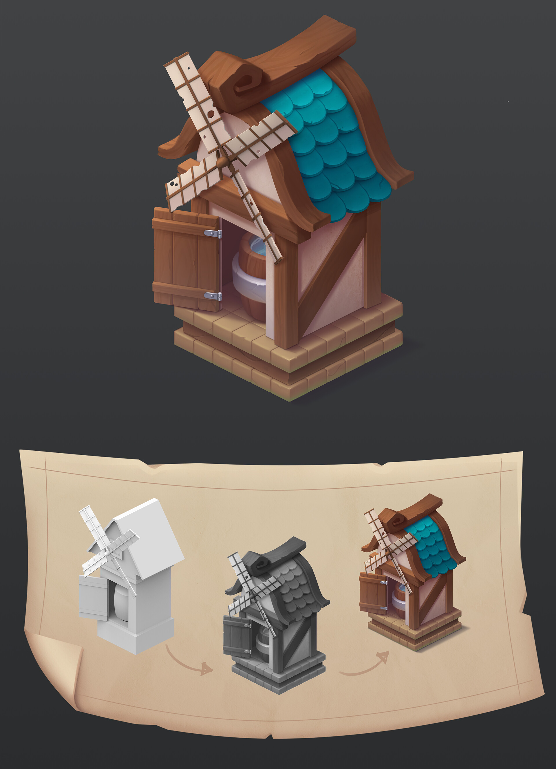 ArtStation - Casual mill