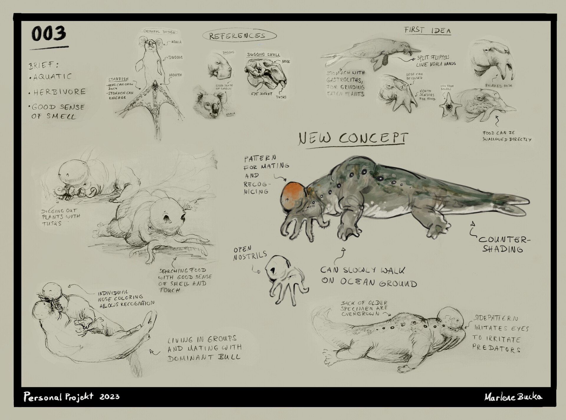 ArtStation - Creature Design (rework old concept) 003