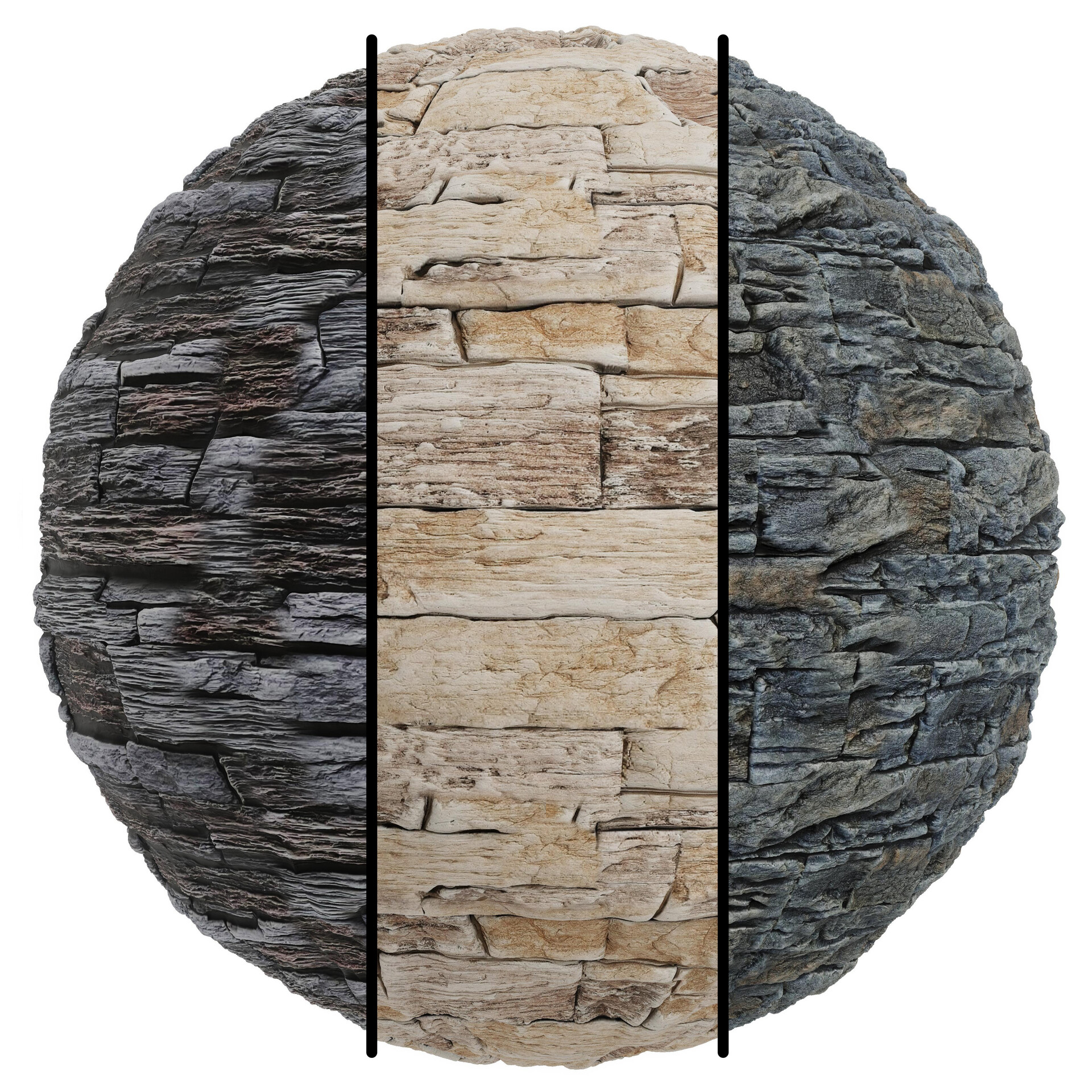 ArtStation - FB601 Interior Stone Cladding facade | 3MAT | PBR | Seamless