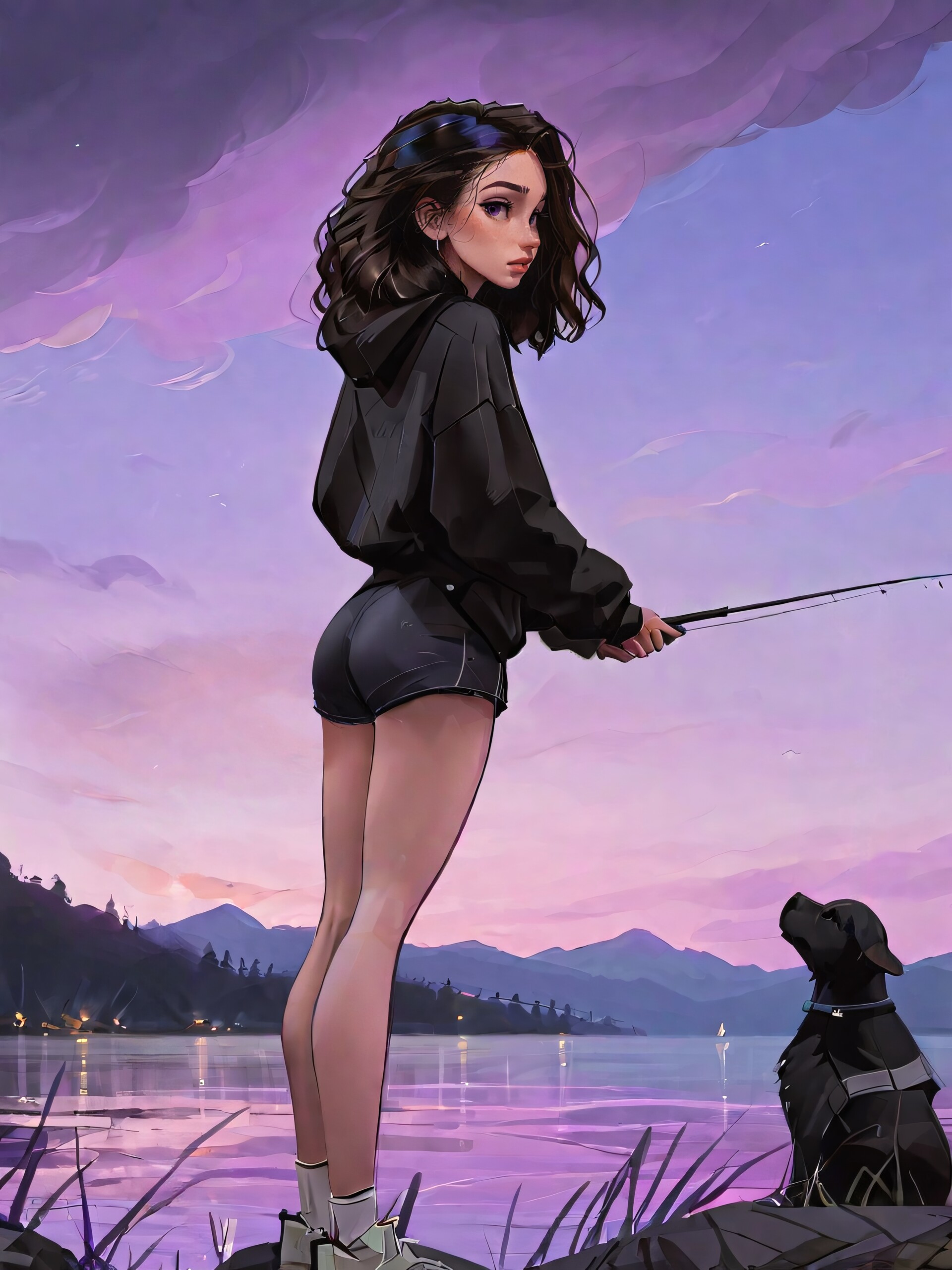 ArtStation - Purple twilight