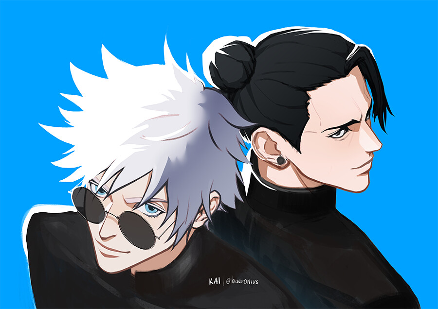ArtStation - Jujutsu Kaisen 呪術廻戦 | Gojo Satoru, Geto Suguru