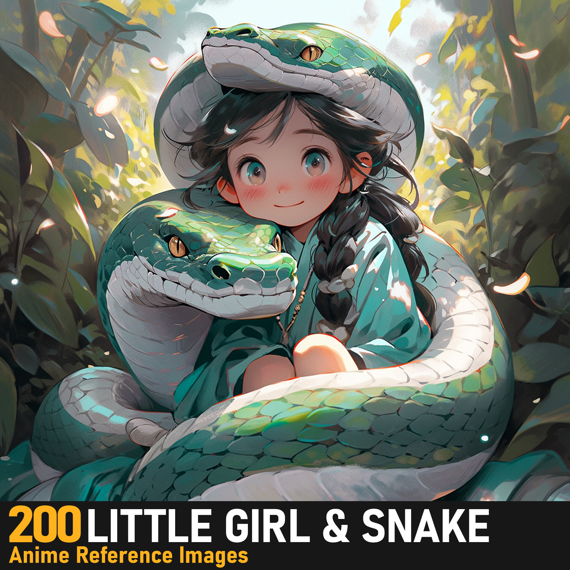 ArtStation - Little Girl & Snake |4K Reference Images