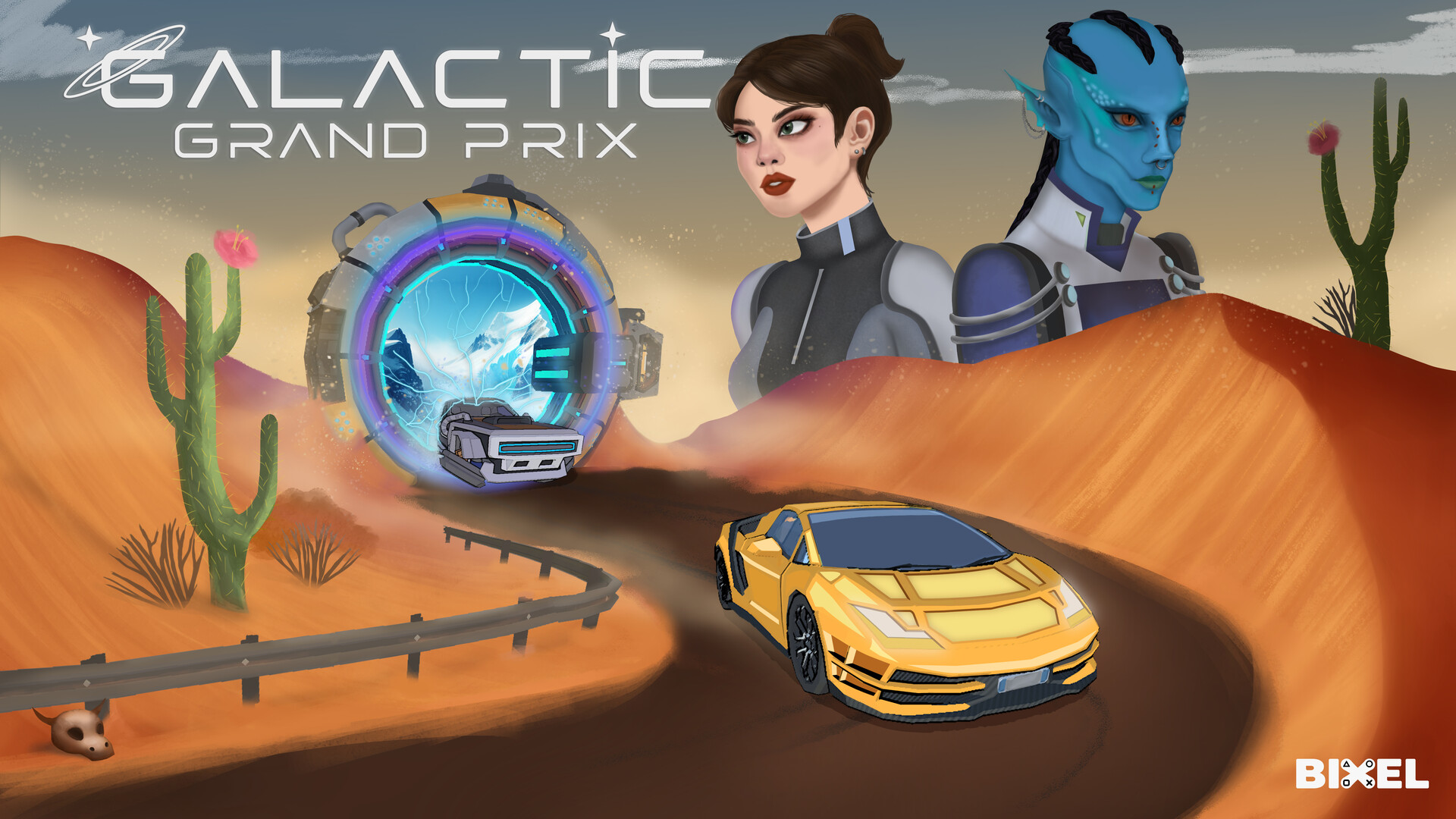ArtStation - Galactic Grand Prix Game - UI Design
