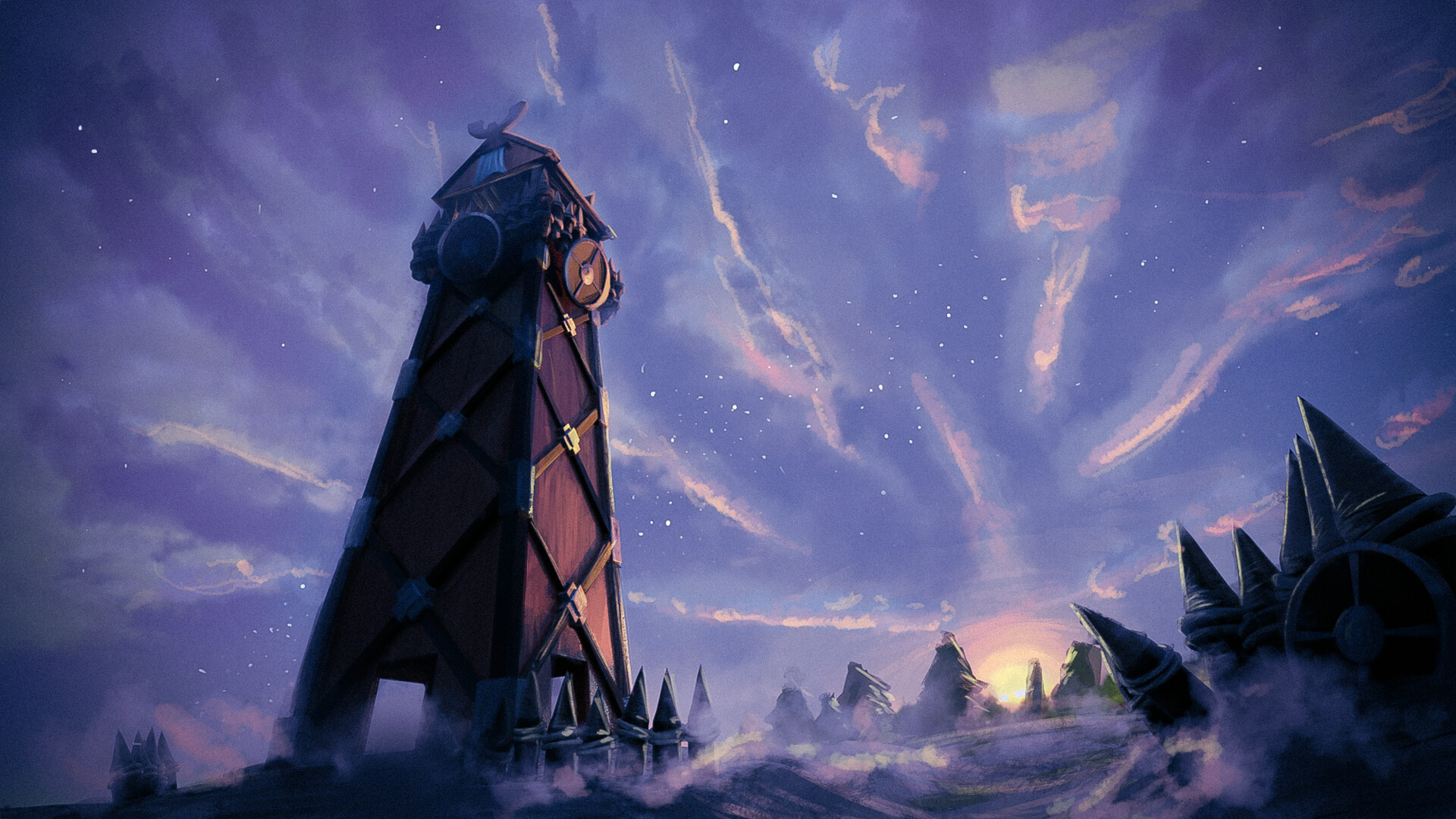 ArtStation - Viking Defensive Tower Concept Art