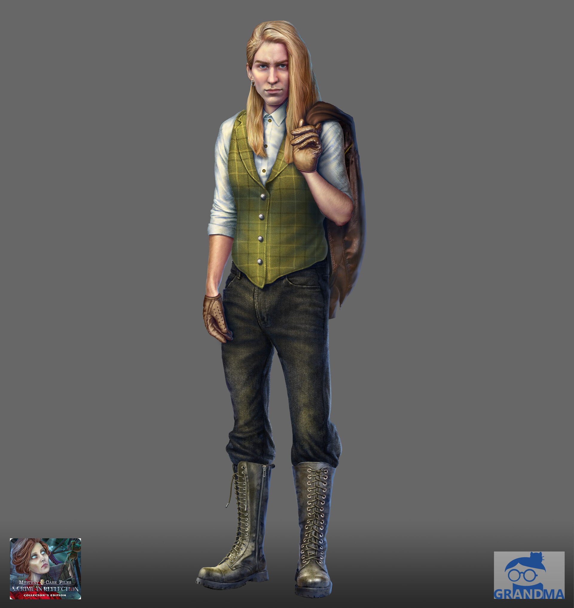 ArtStation - Characters for Mystery Case Files: A Crime in Reflection Game