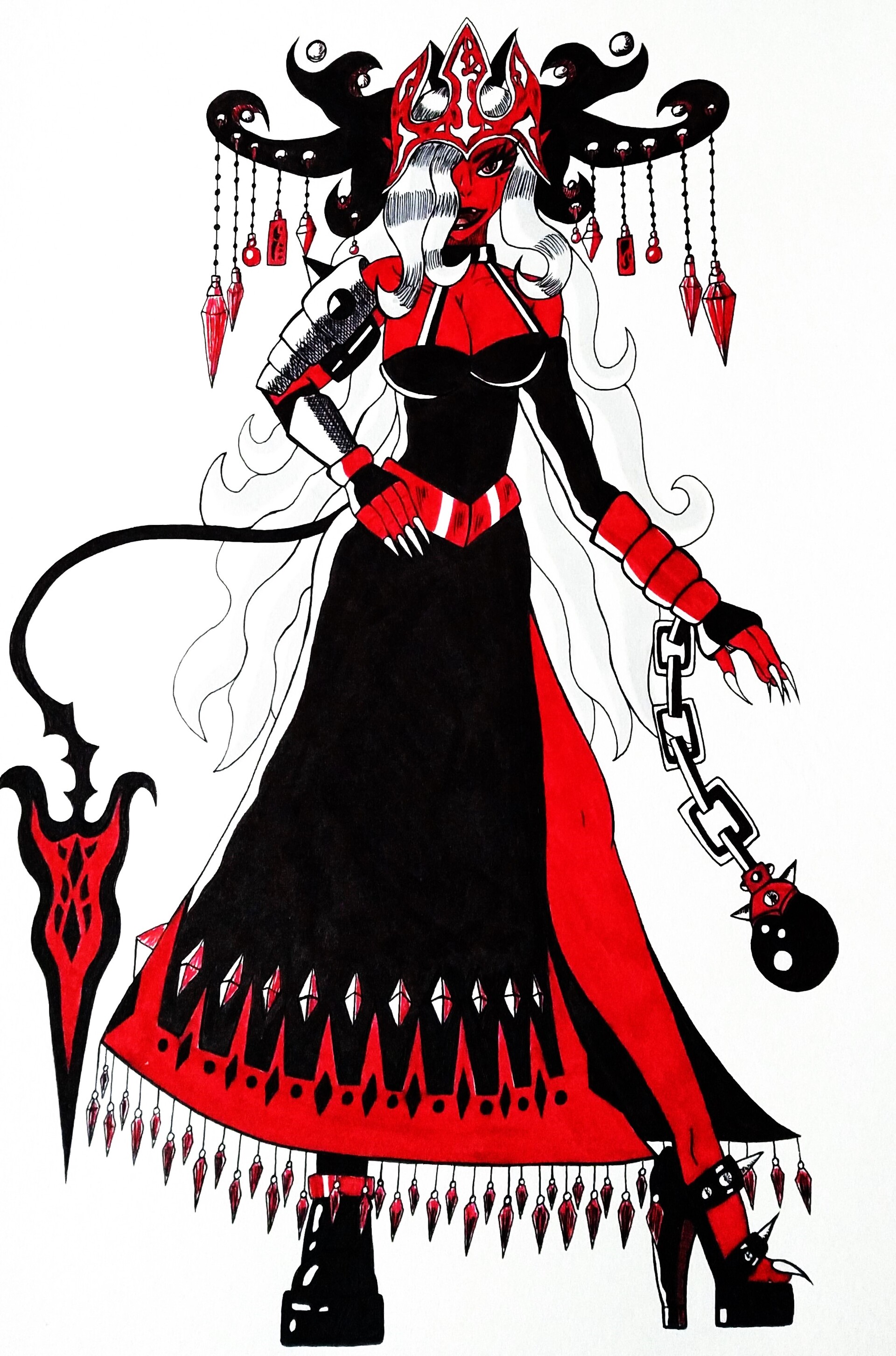 ArtStation - Demon Queen Bruun'dalah Kala-xenvuur