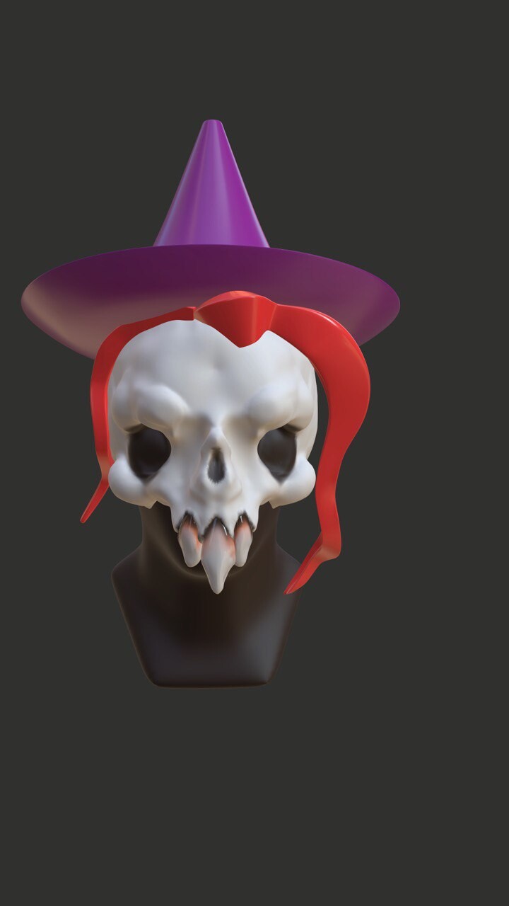 ArtStation - Witch skull