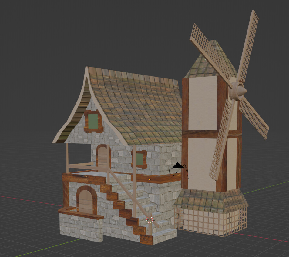 ArtStation - Mill House Model