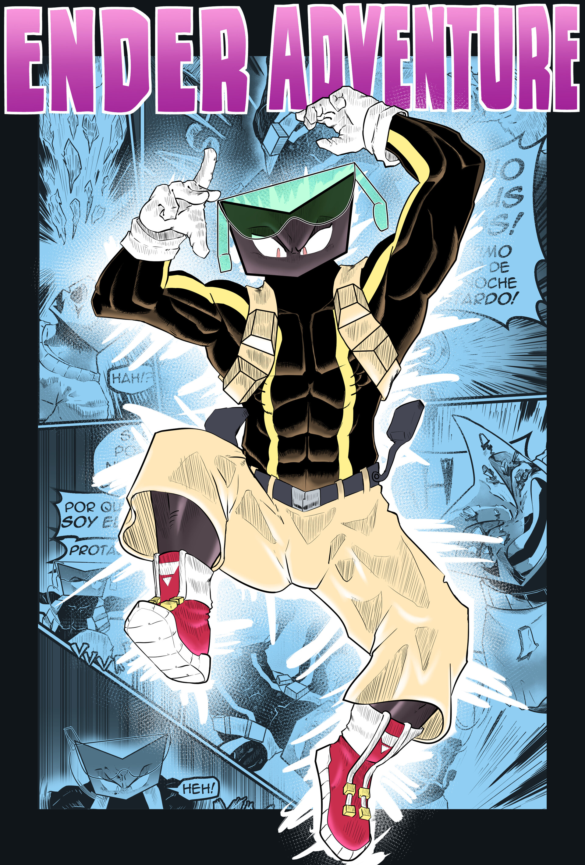 ArtStation - Ender Adventure (first amateur manga)