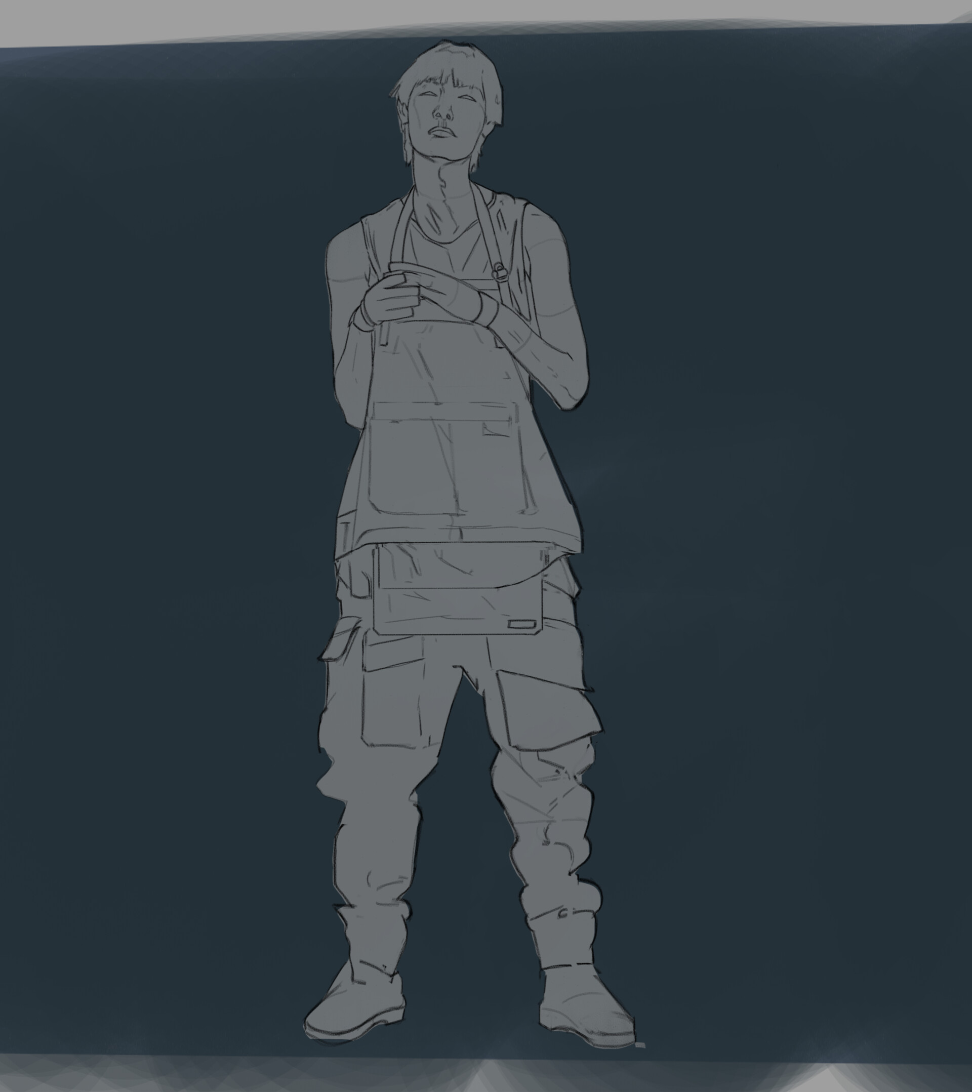 Aaron Coyle - Character Design - Sci fi Punk