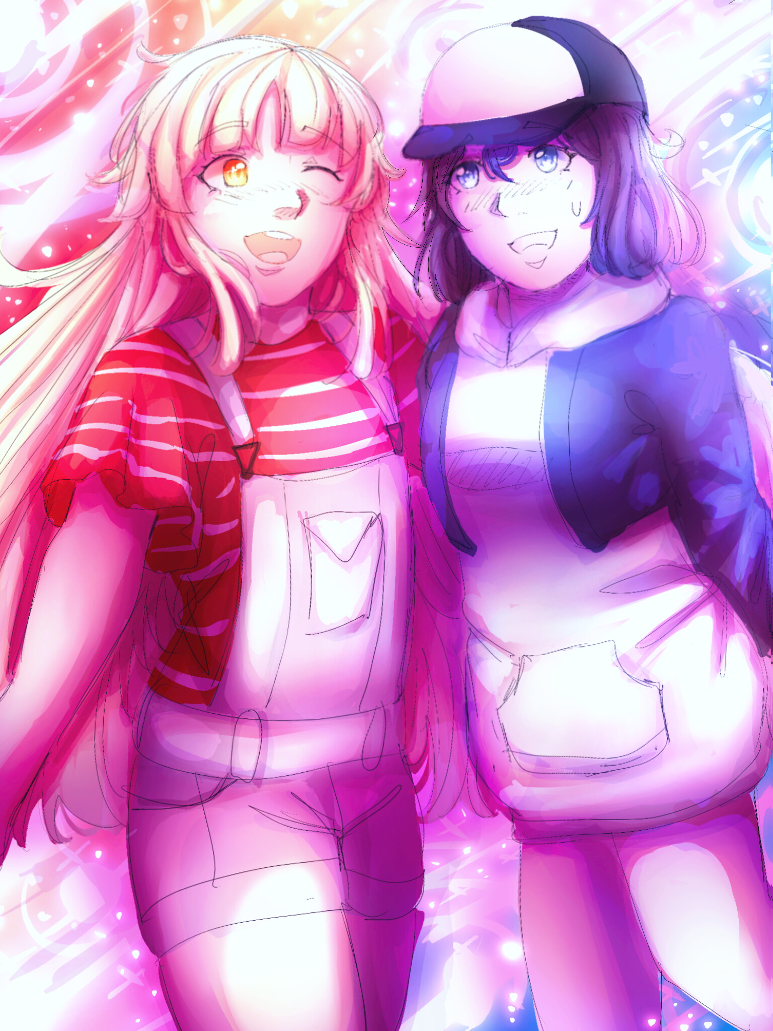 ArtStation - Kokoro and Misaki Bandori Fanart 7