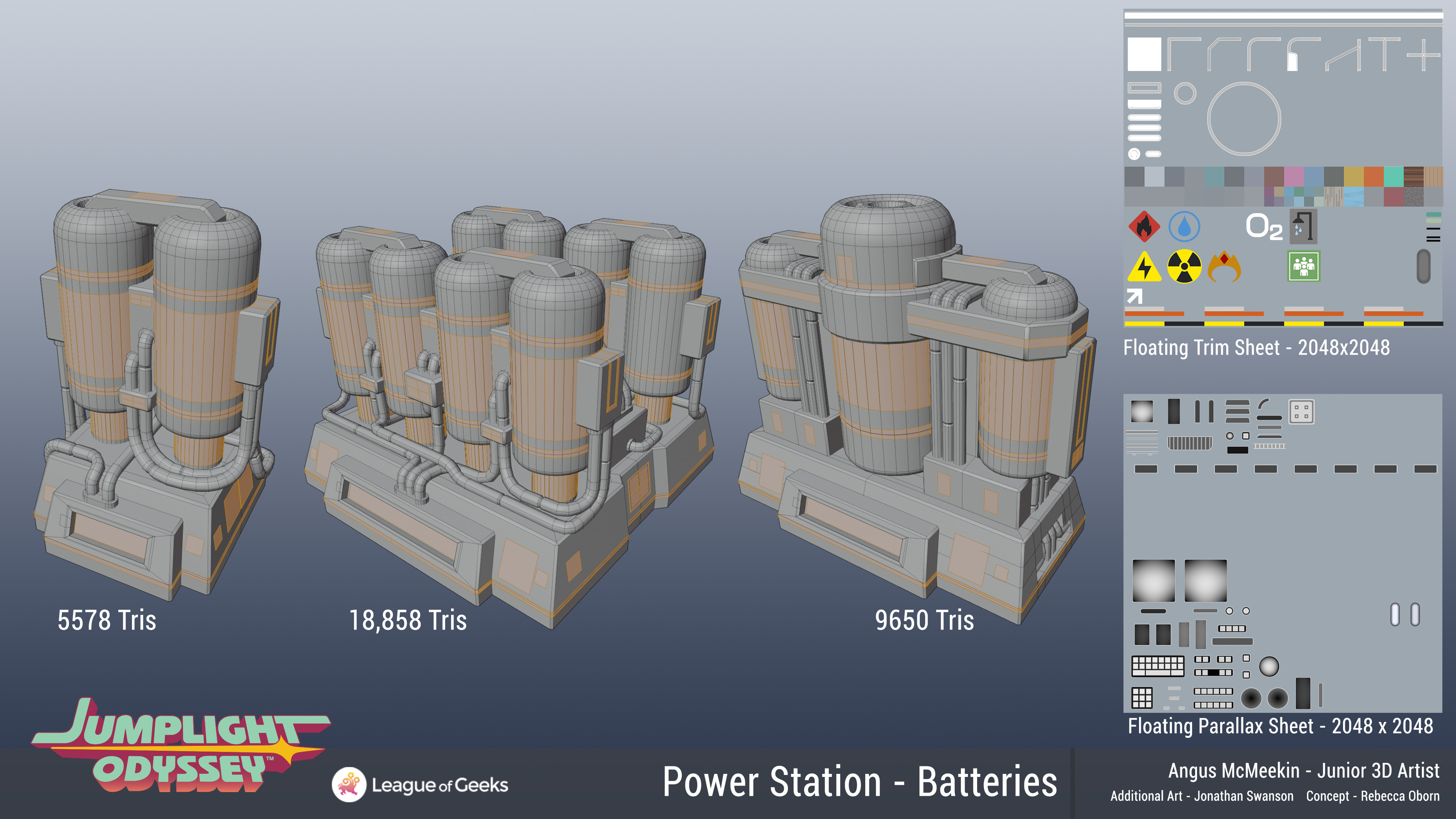 Angus McMeekin | 3D Artist - Jumplight Odyssey - Props