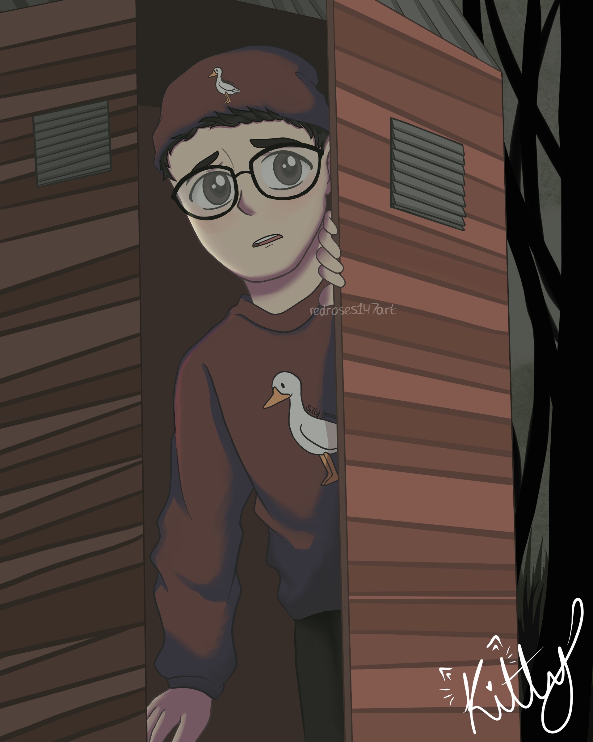 ArtStation - Dwight in a Locker