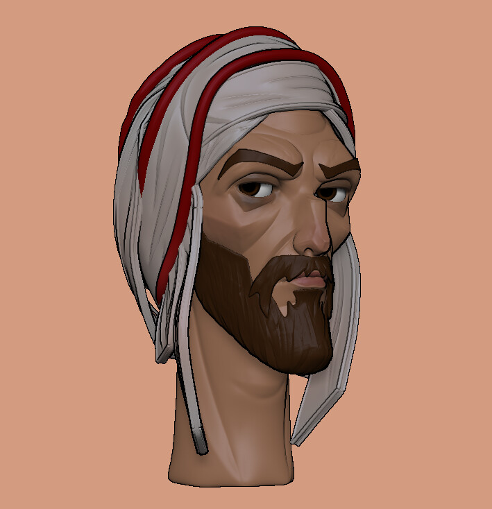 ArtStation - Arab appearance character portrait