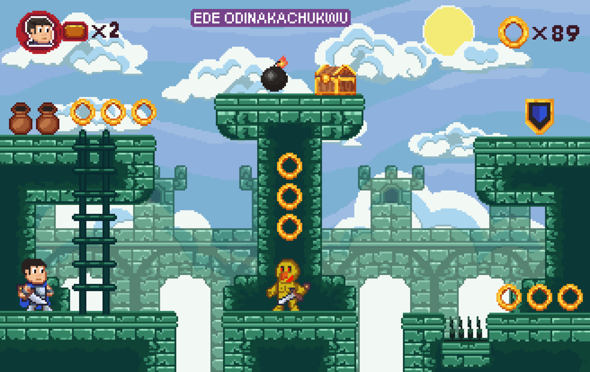 ArtStation - Platformer Castle Mockup 1b
