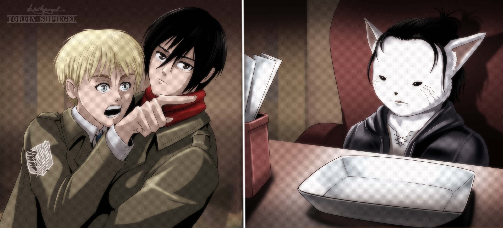 ArtStation - attack on titan \ meme