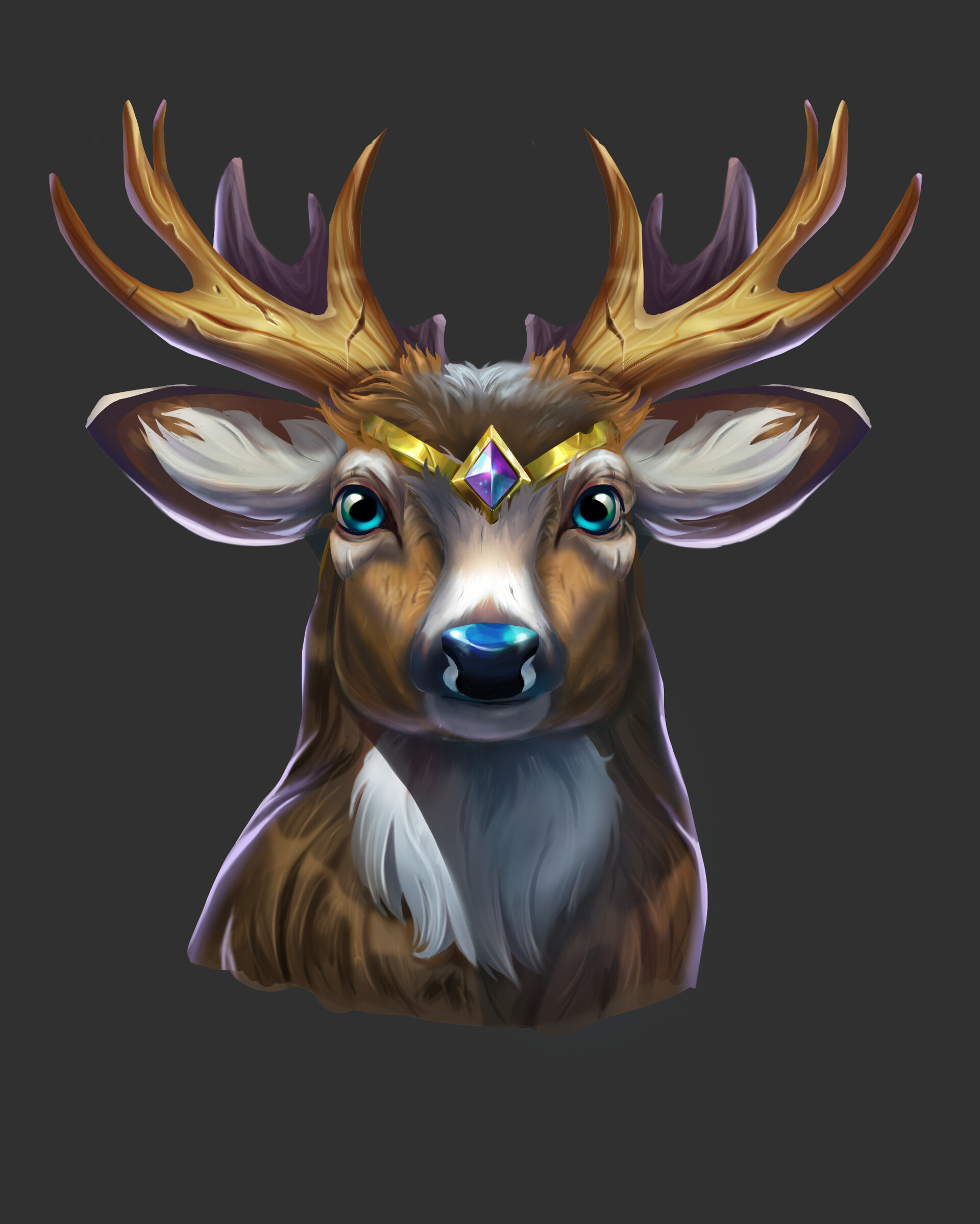 ArtStation - Forest Animals / Slot Game Characters / Property of Wizard ...