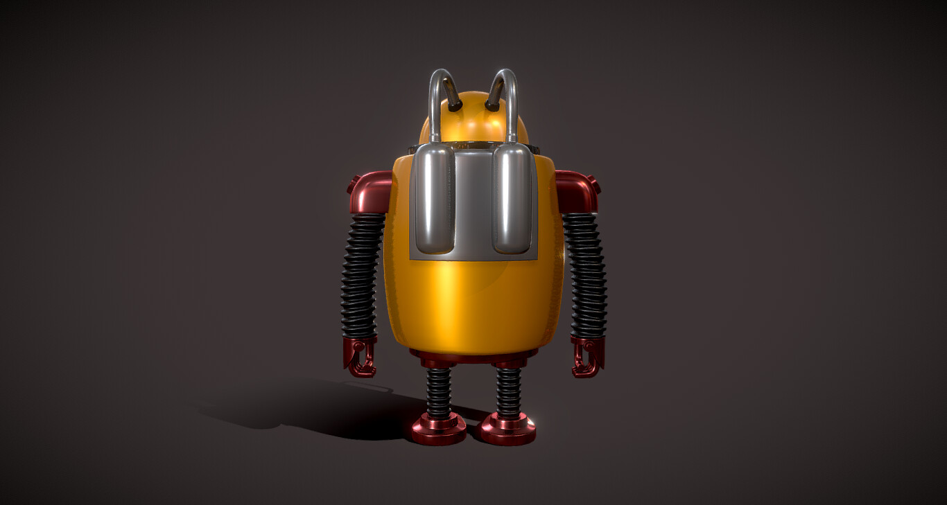 Suraj Mishra - Robot Cartoon