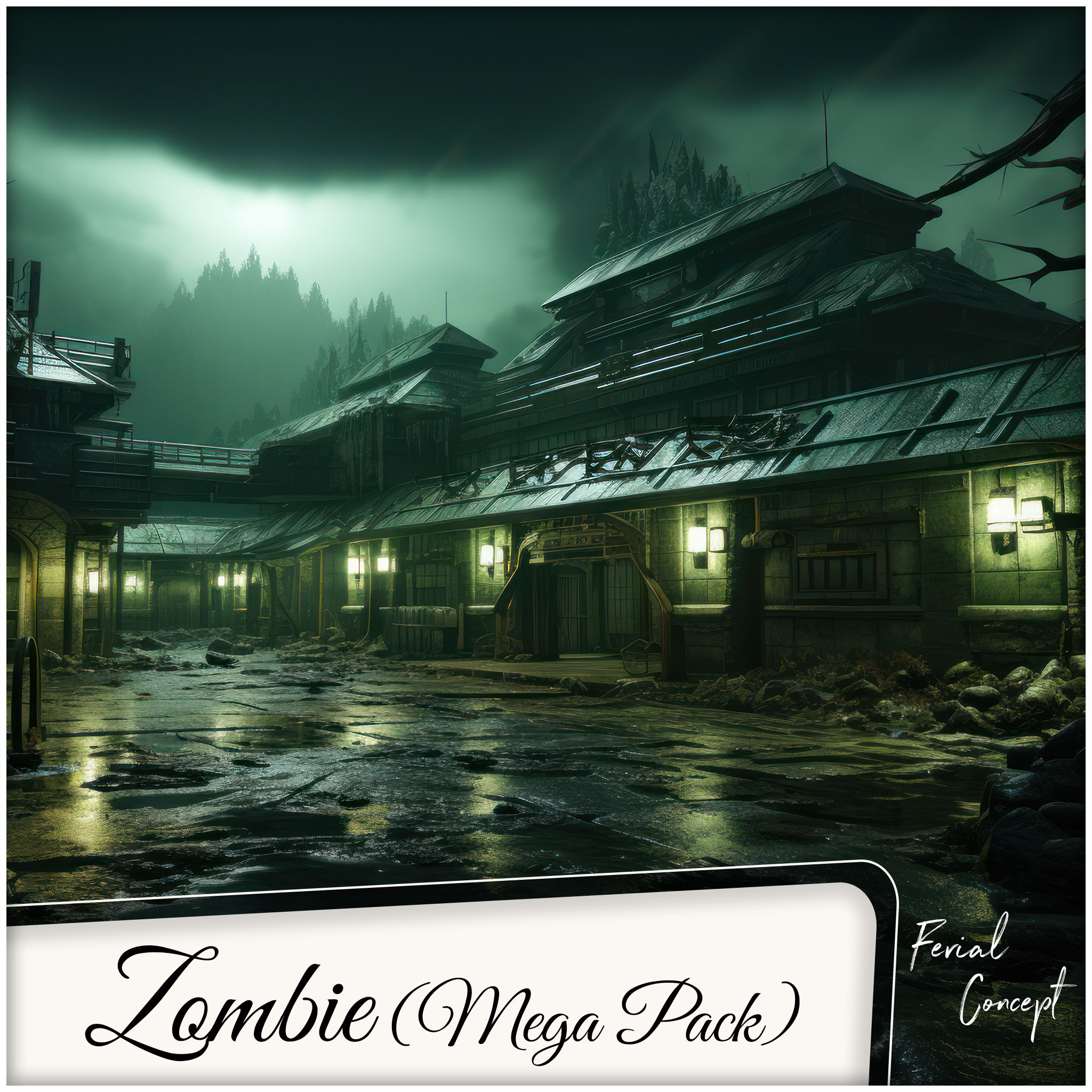 Ferial Concept - 🔹+1100 Zombie Environment Concept Reference Image Pack ...