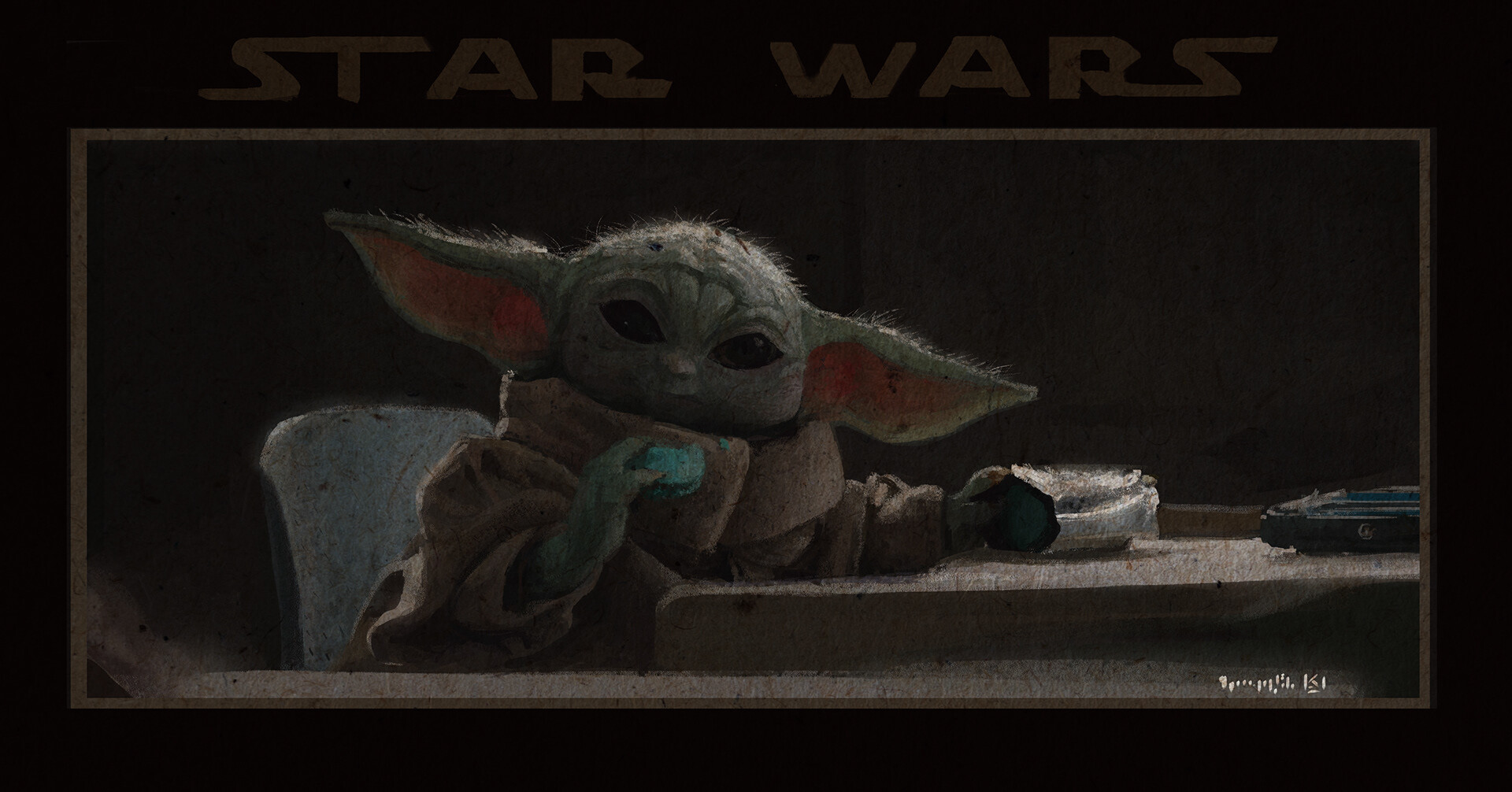 ArtStation - GROGU this is fan art
