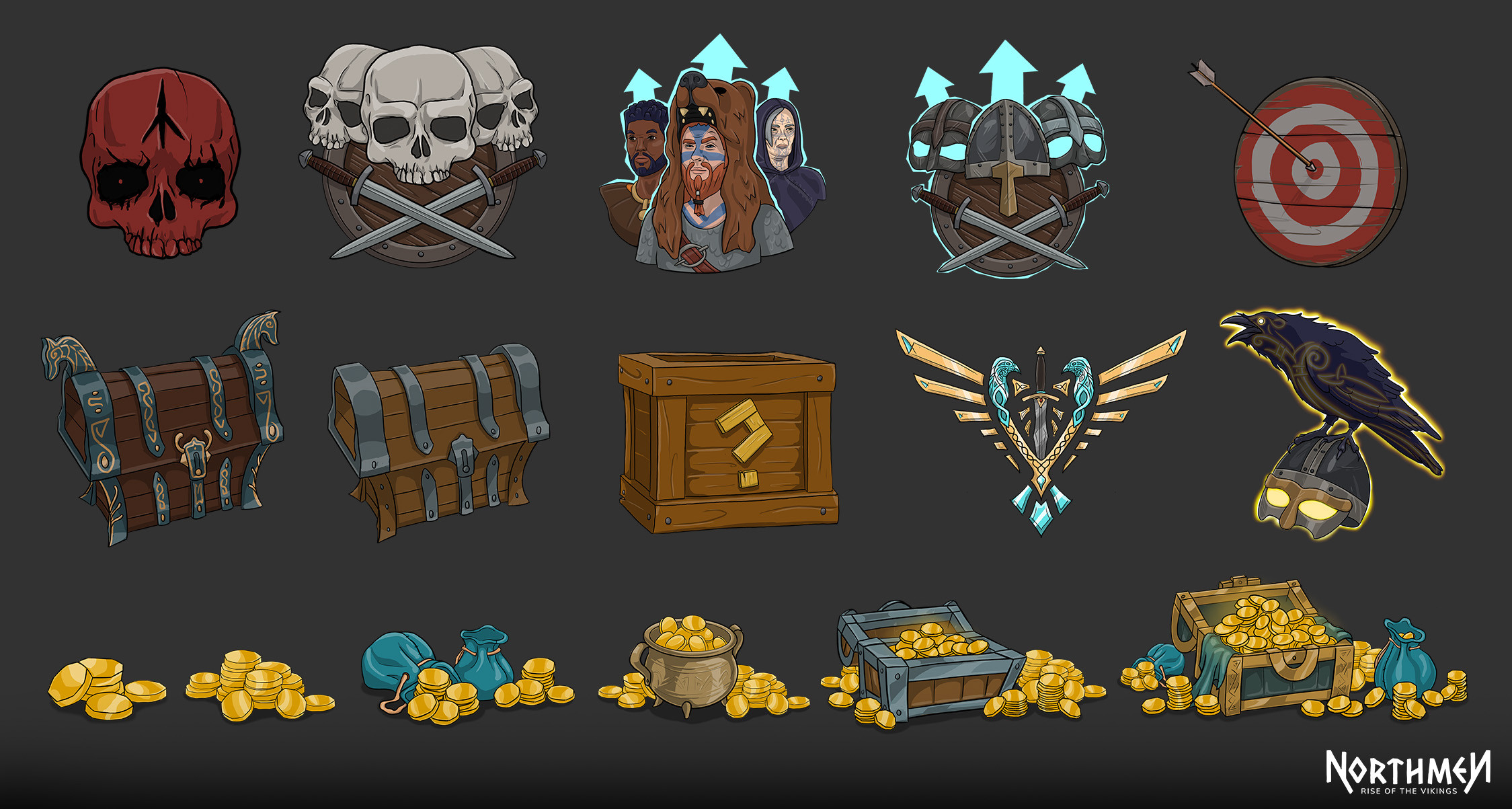 Carolin Aust - Portfolio - Northmen: Rise of the Vikings - 2D Art