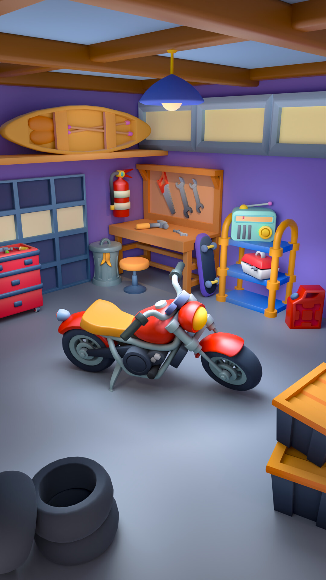 ArtStation - Stylized Garage