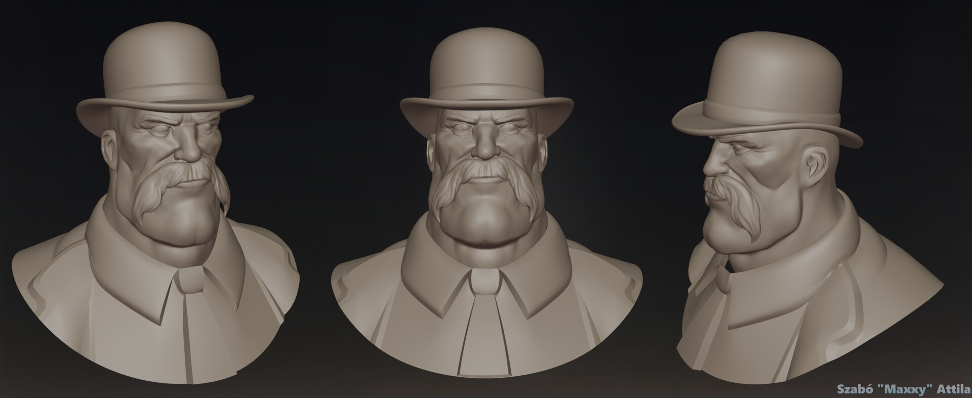 Szabó "Maxxy" Attila - TF2 - Bilious Hale Sculpt