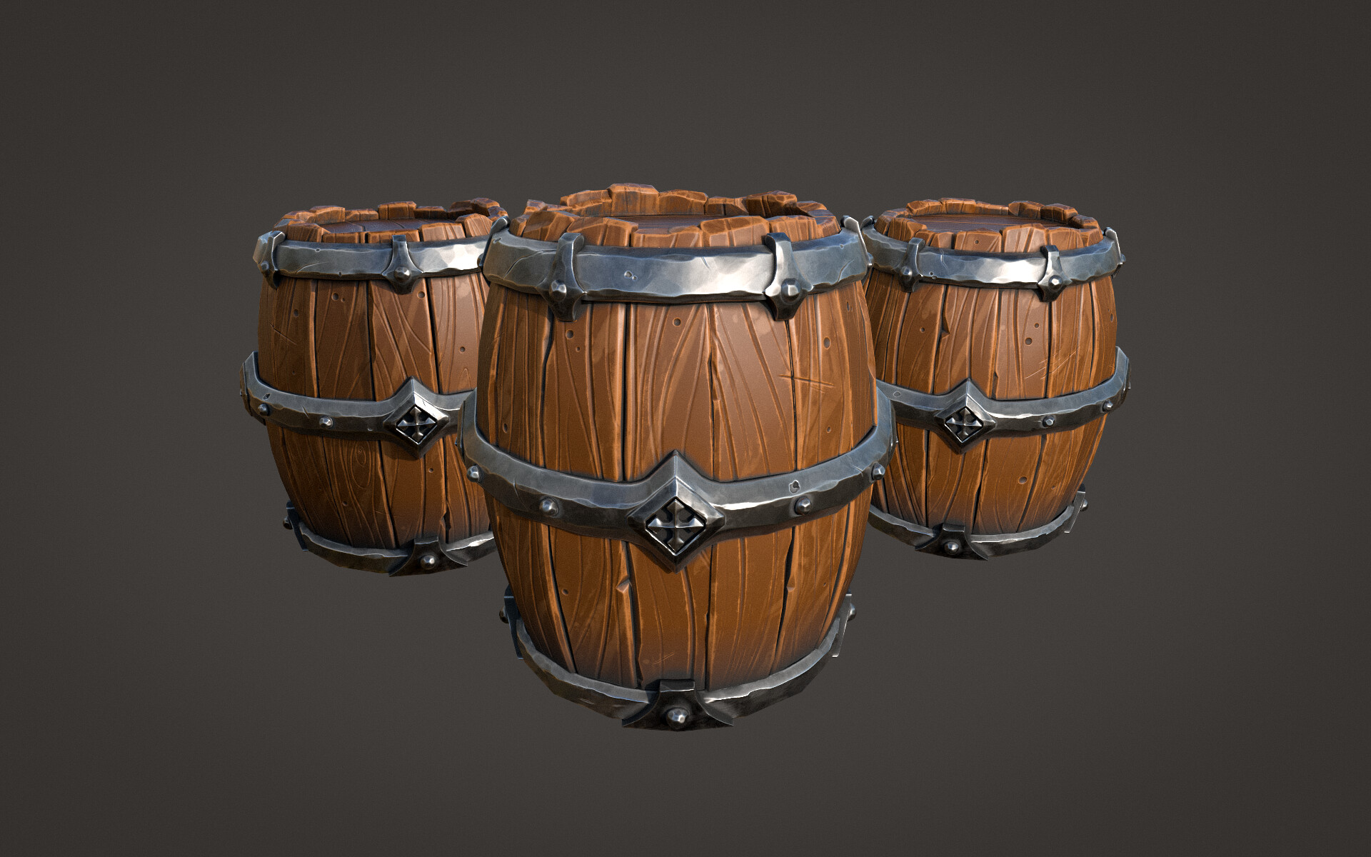 ArtStation - Stylized Barrel