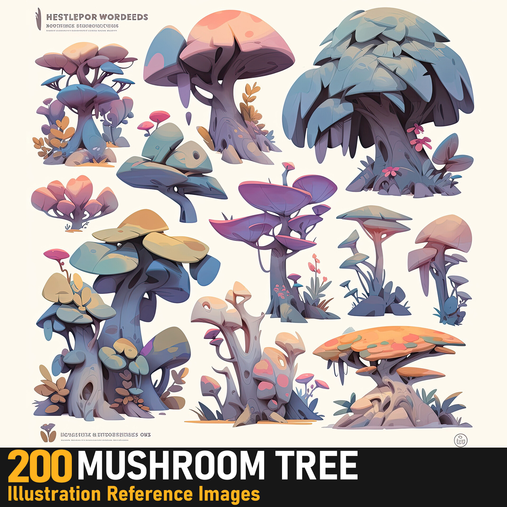 ArtStation - Mushroom Tree Concept |4K Reference Images