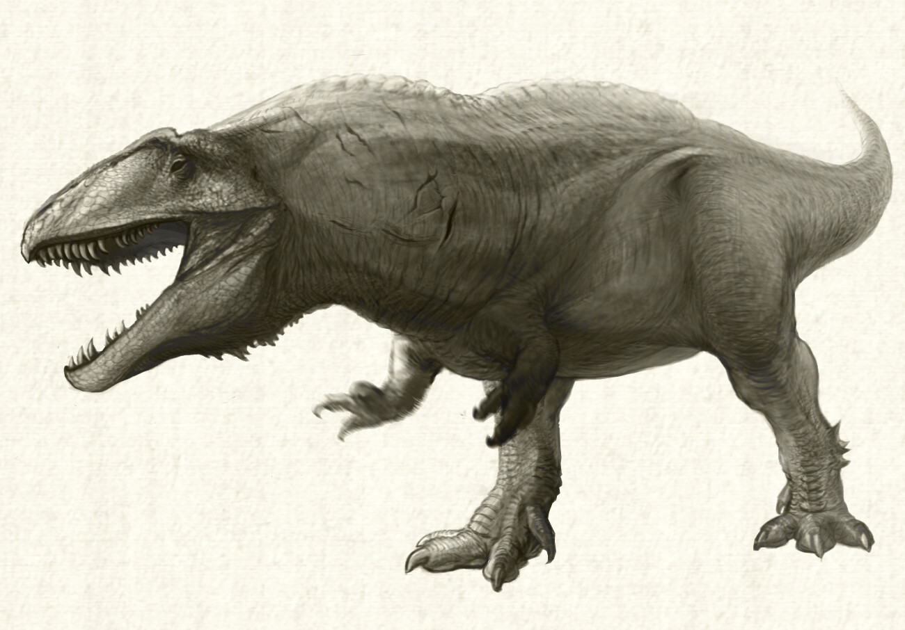 ArtStation - Acrocanthosaurus