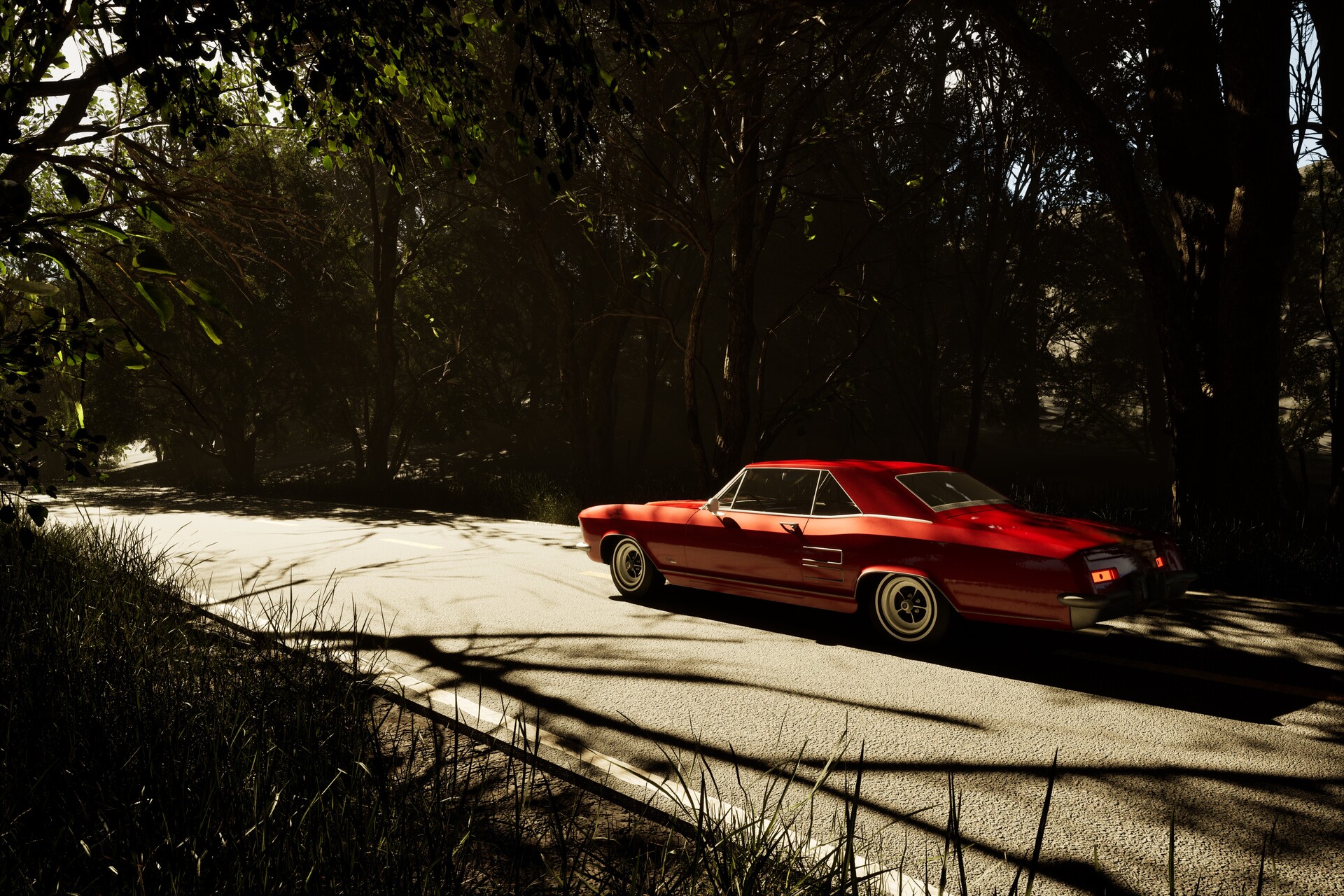 ArtStation - CAR ON THE ROAD | UNREAL ENGINE 5