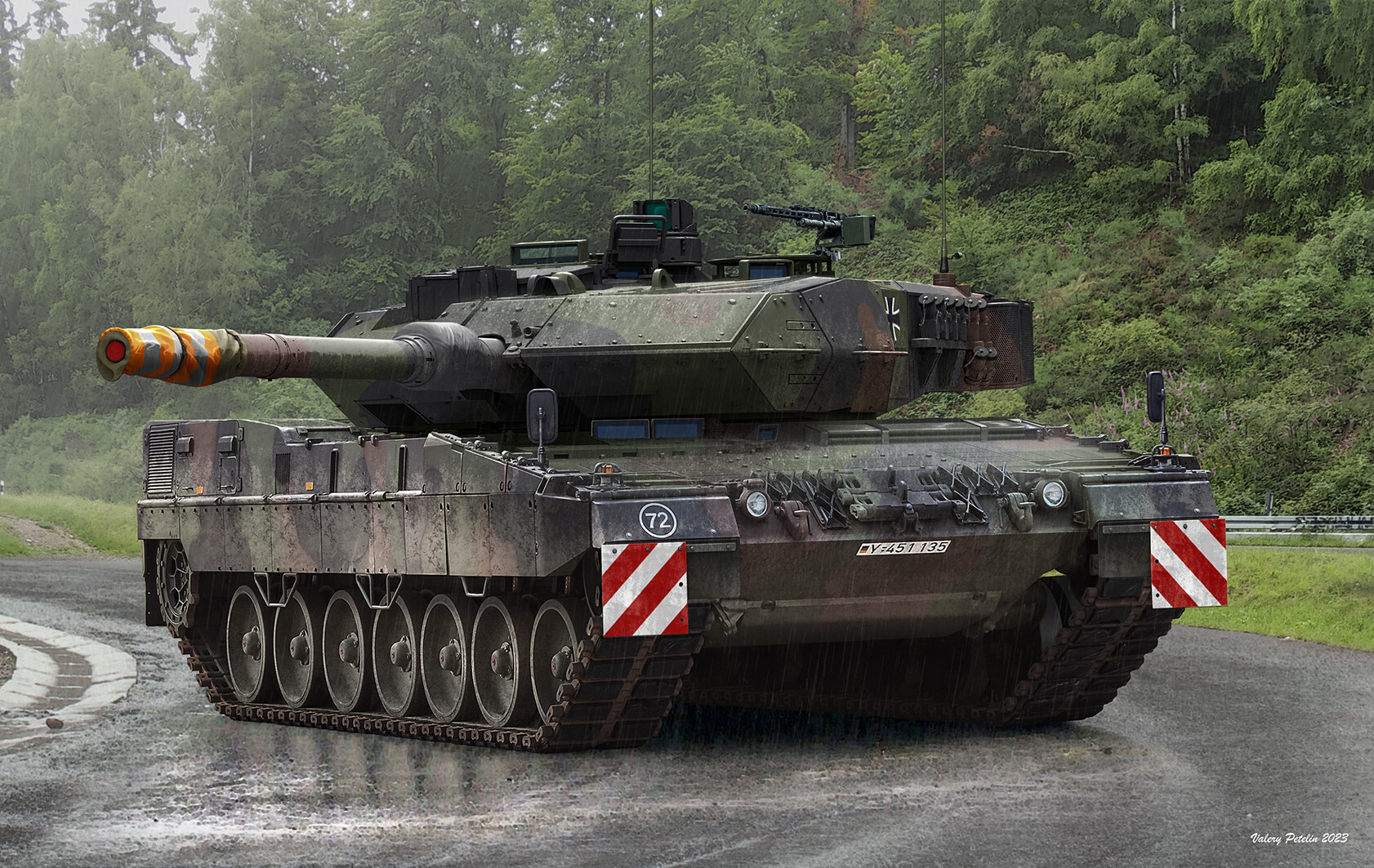 ArtStation - Leopard 2A7 (box art for RFM)