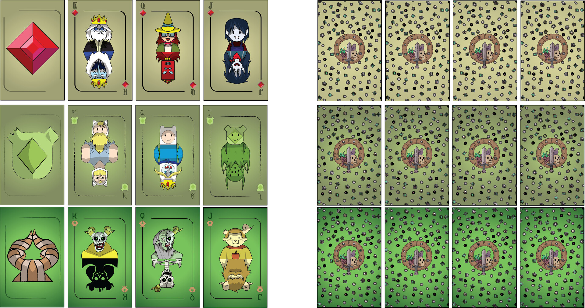 ArtStation - Adventure time CARD DECK