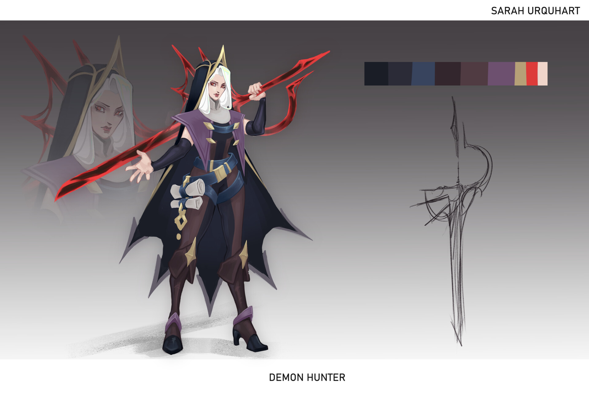 ArtStation - Demon Hunter Concept