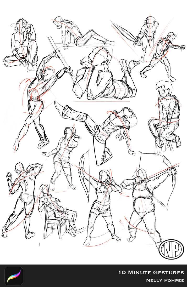 ArtStation - Dynamic Pose Studies