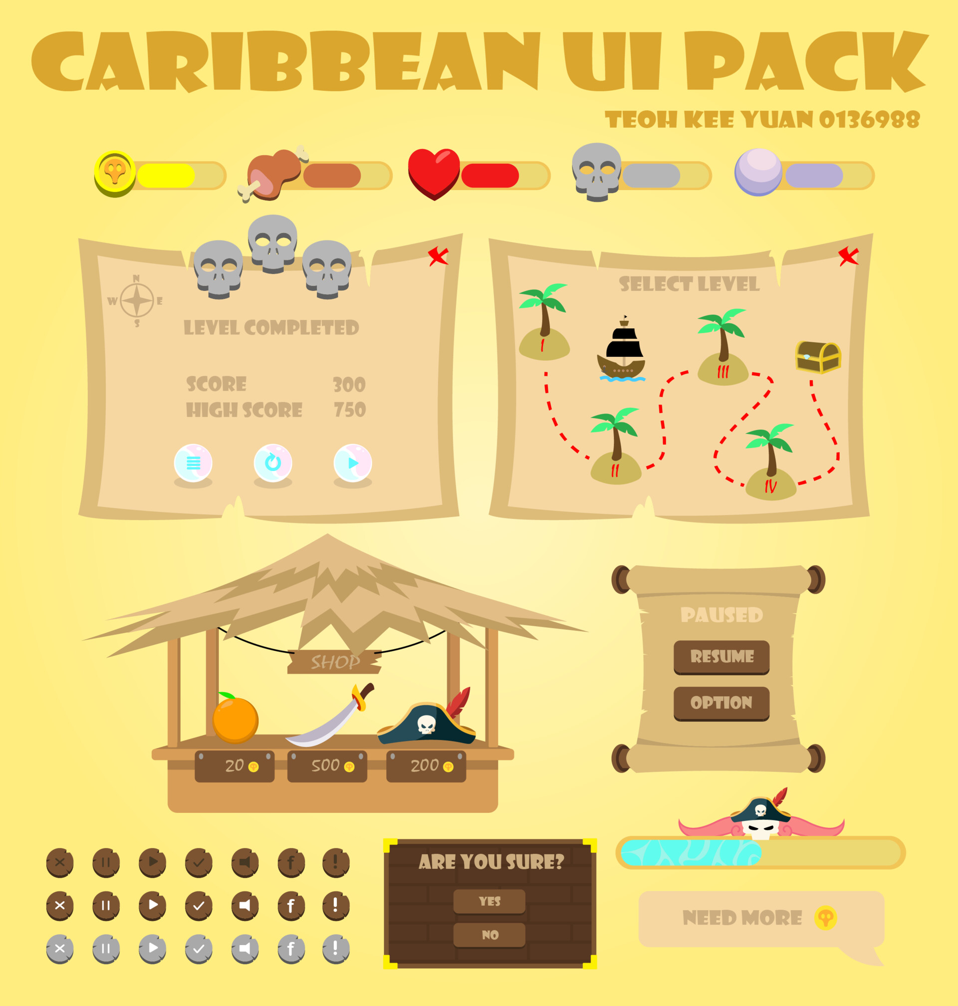 ArtStation - Game UI